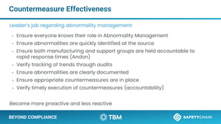 Proven Methods to Abnormality Management and Error Proofing | PPTX