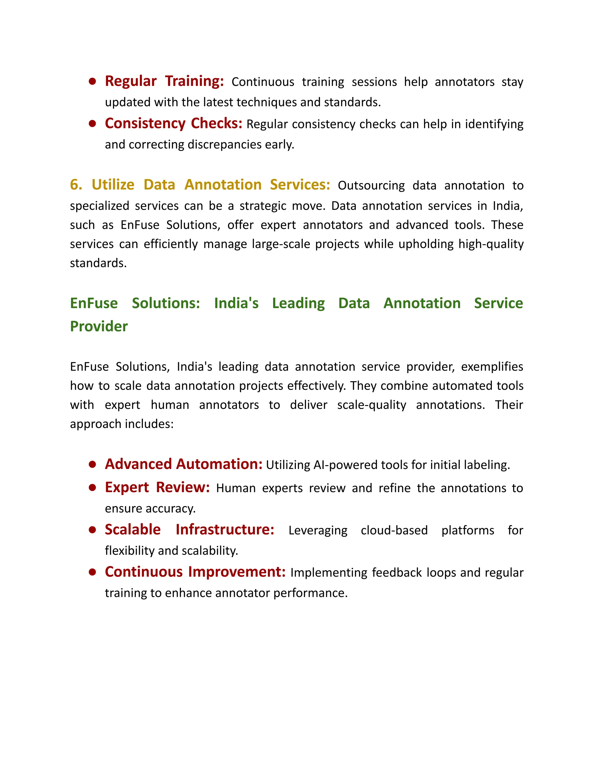 Proven Strategies For Scaling Data Annotation Projects | PDF