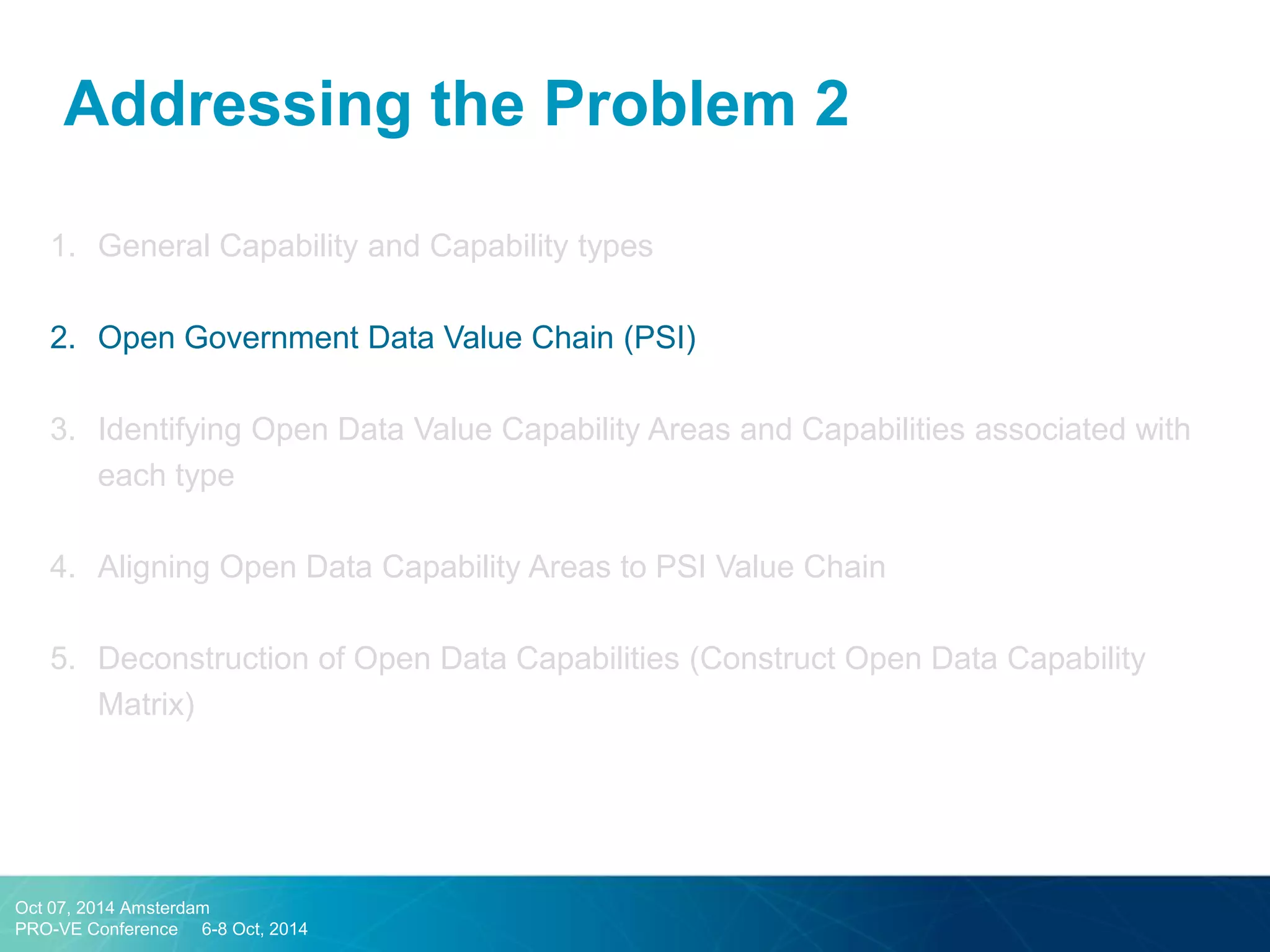 Capability Matrix for Open Data Businesses | PDF