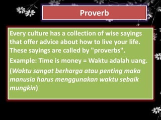 Proverb english | PPT
