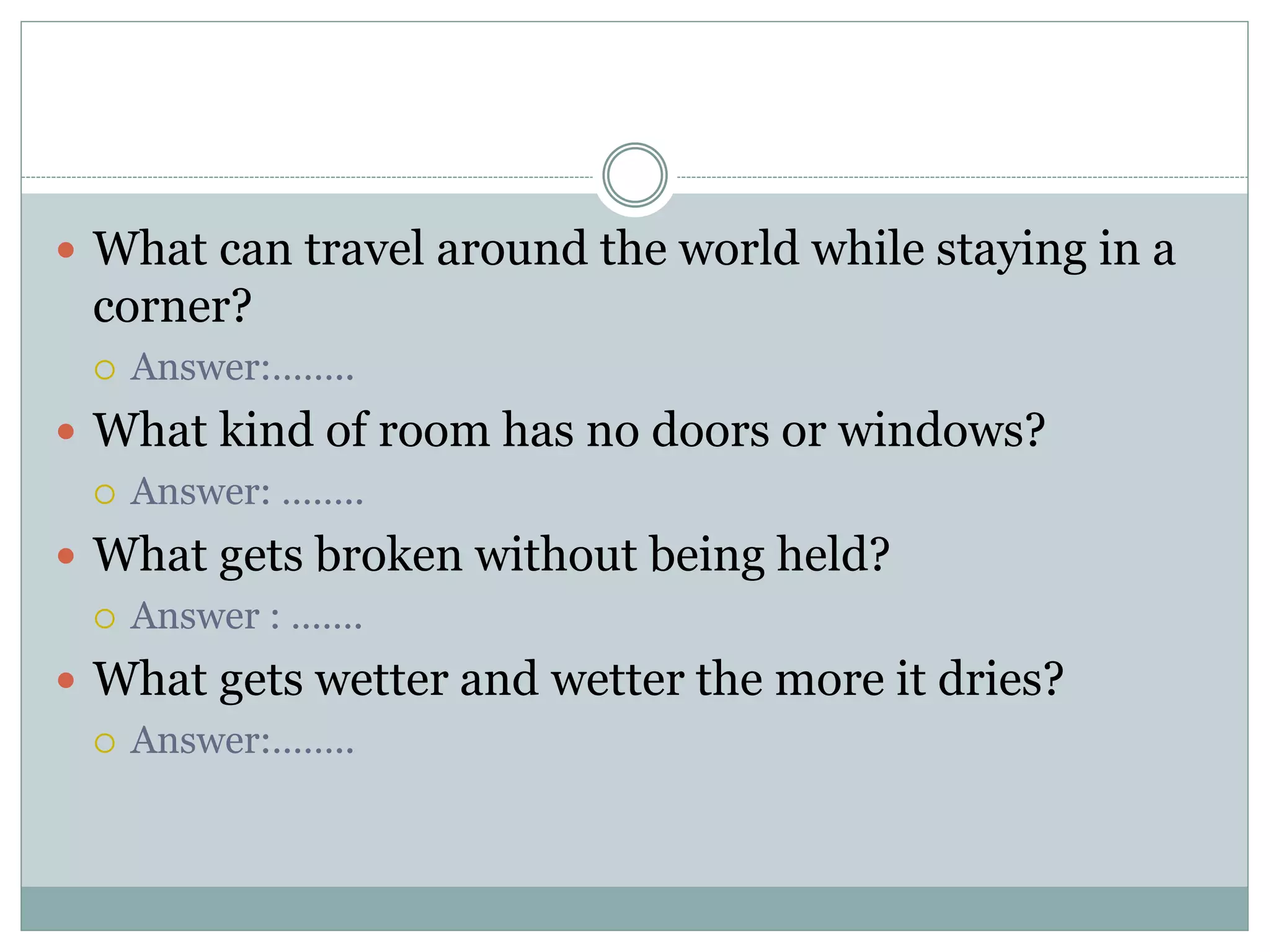 Proverb and riddle | PPTX