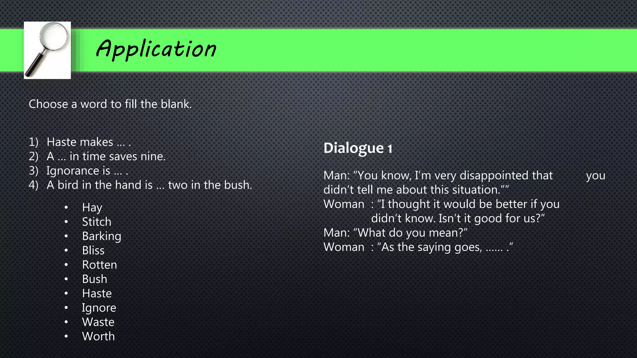 Proverb and Riddle | PPTX