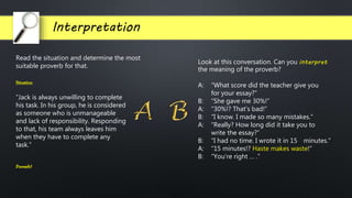 Proverb and Riddle | PPTX