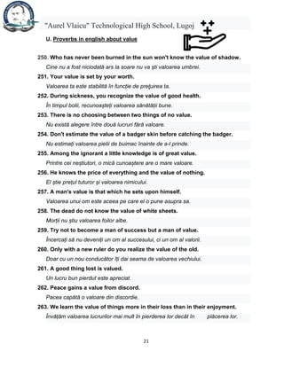 Proverbe englez roman | PDF