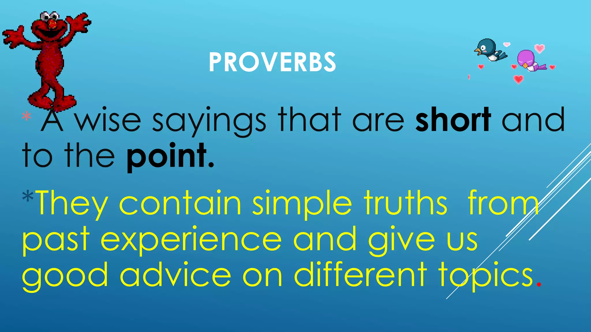 Proverbs | PPTX