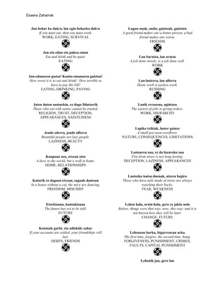 BasqueProverbs by Jon Aske | PDF