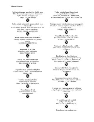 BasqueProverbs by Jon Aske | PDF