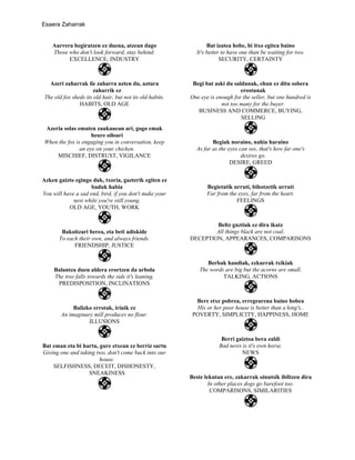 BasqueProverbs by Jon Aske | PDF