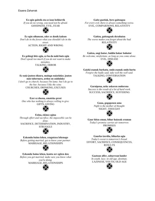 BasqueProverbs by Jon Aske | PDF