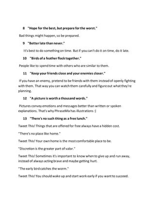 proverbs | DOCX | Personal Finance