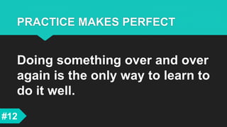 20 Most Commonly Used Proverbs | PPT