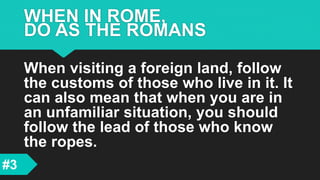 20 Most Commonly Used Proverbs | PPT