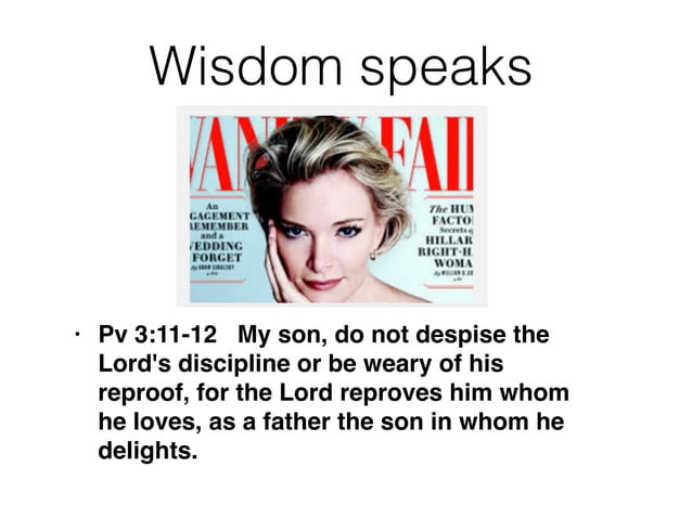 Proverbs: Listen to Lady Wisdom | PPT