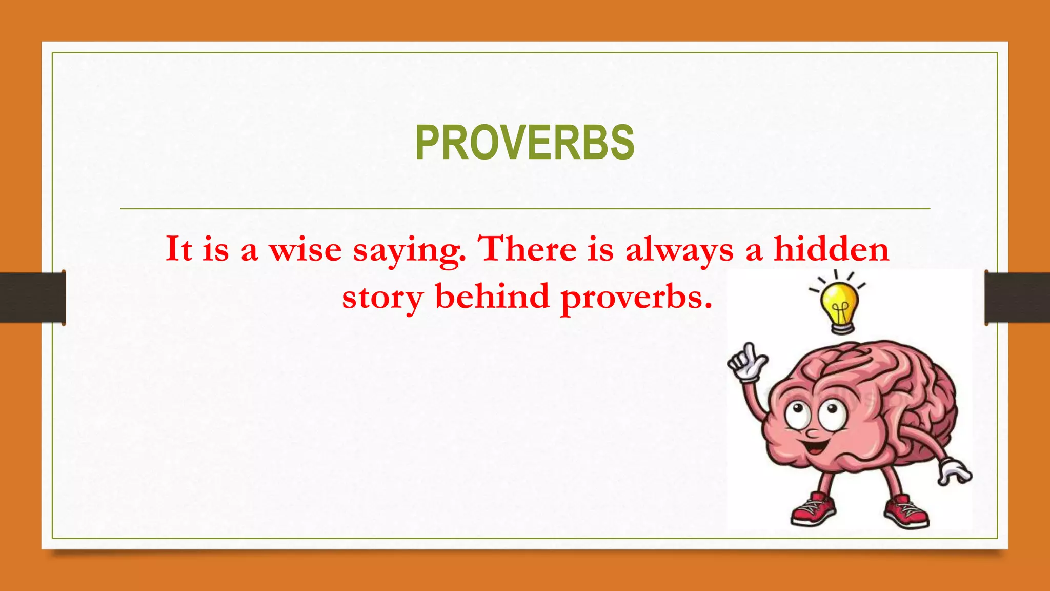 Proverbs | PPT