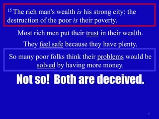 Proverbs 10c wise or foolish | PPTX