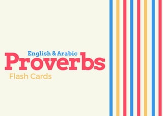 English-Arabic Proverbs | PDF