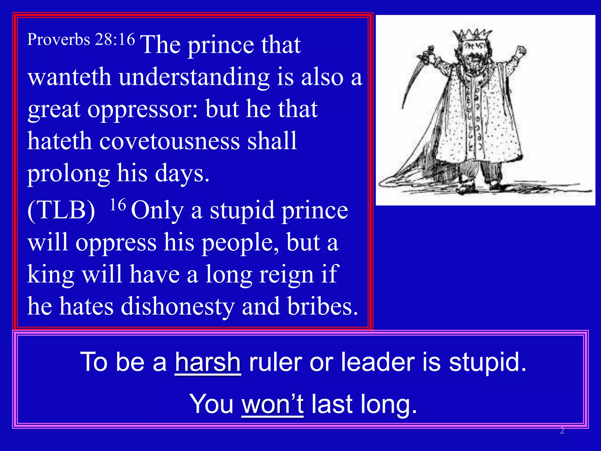 Proverbs 28c faithful | PPT