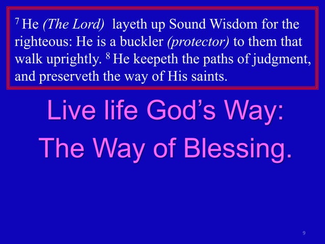 Proverbs 2a Wisdom | PPT
