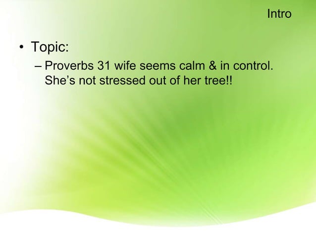 Proverbs31 | PPTX