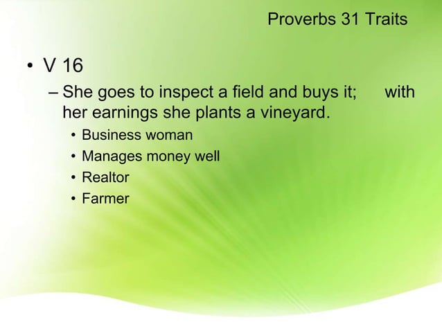 Proverbs31 | PPTX