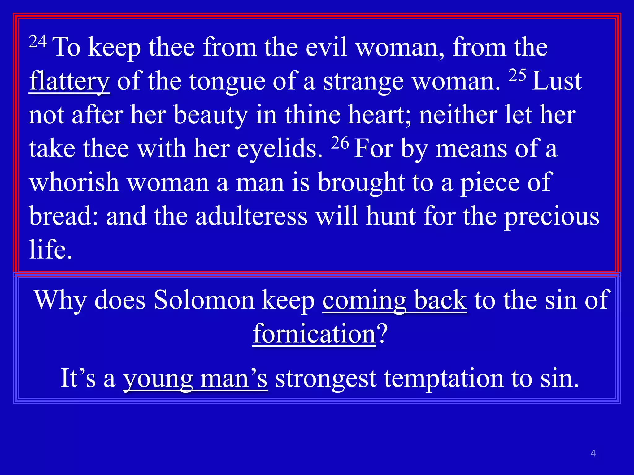 Proverbs 6d sin begins in the mind | PPTX