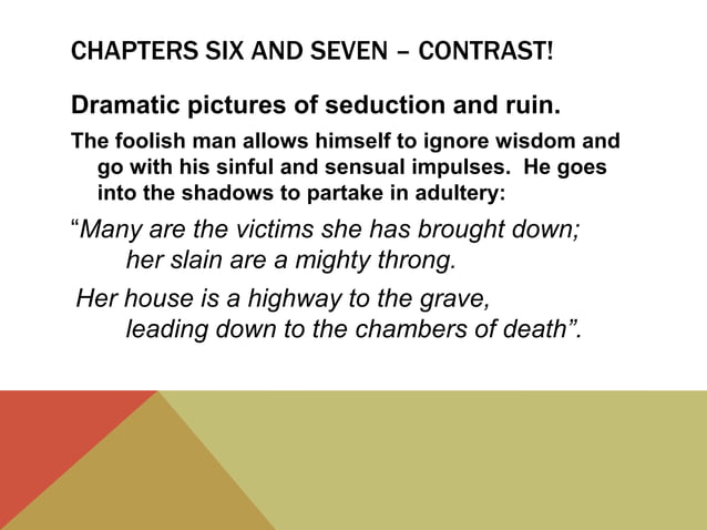 Proverbs 8 – wisdom’s call | PPTX | Christianity | Religion & Spirituality