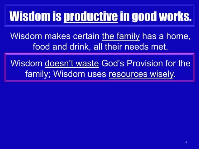 Proverbs 9a Wisdom versus Folly | PPT