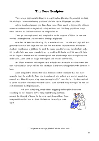 Proverbs and idioms (Short Stories) | PDF