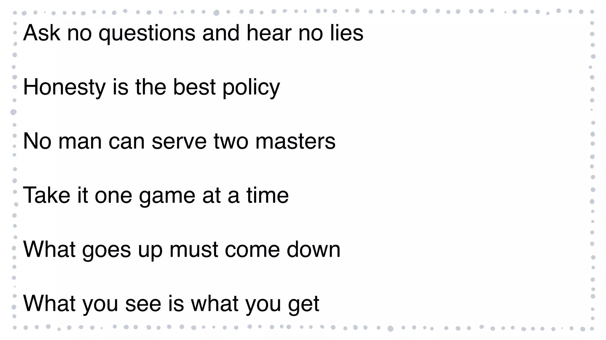 Proverbs and maxims | PDF