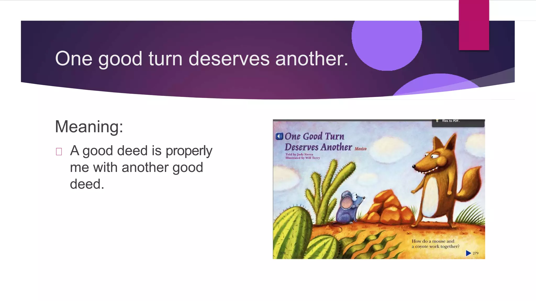 Proverbs and meanings | PPTX