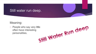 Proverbs and meanings | PPTX | Food & Drink