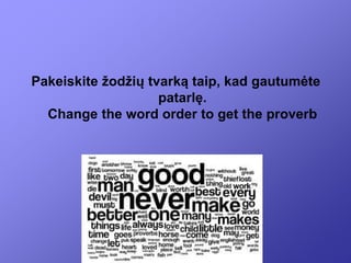 The Seasons: proverbs and riddles | PPT