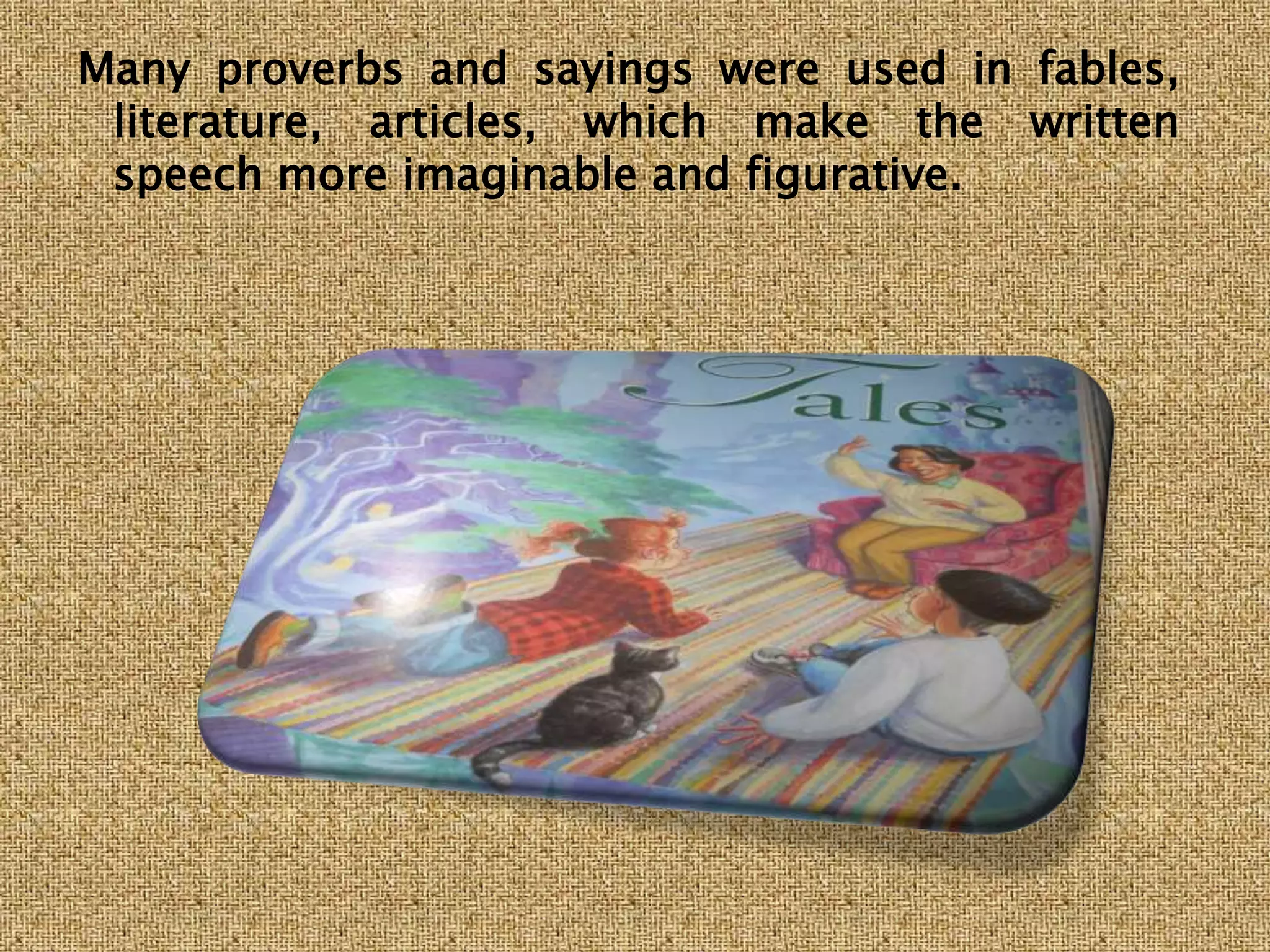 Proverbs and sayings | PPTX