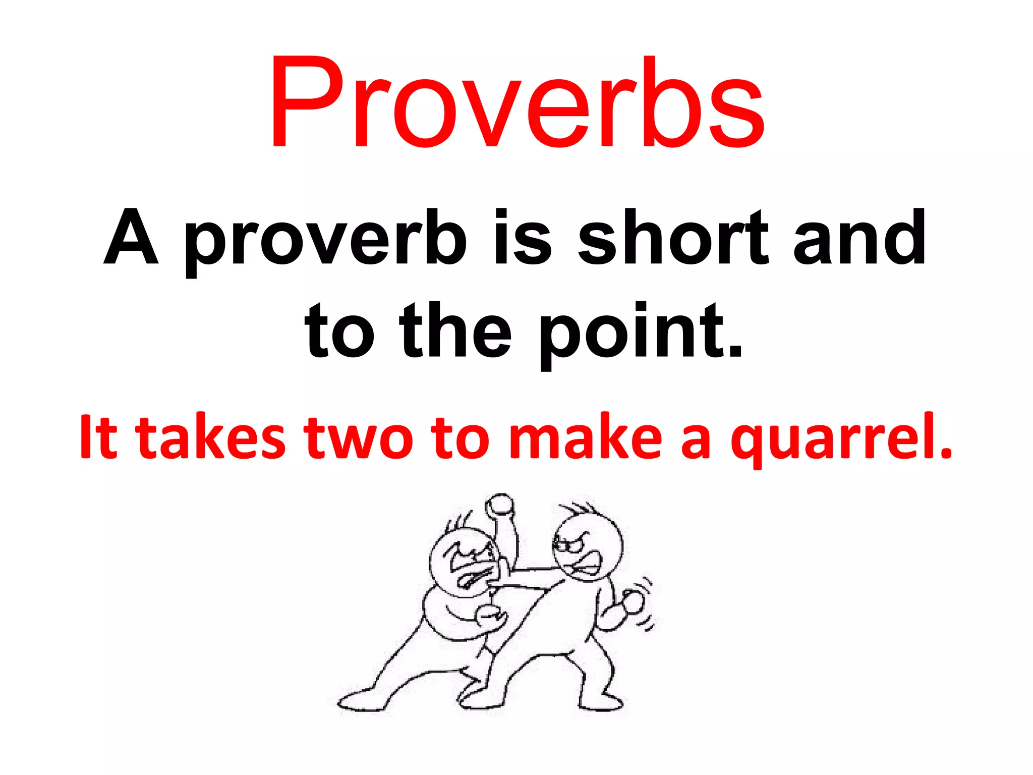 Proverb Lesson ptp | PPT