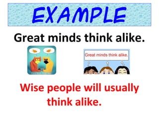 Proverb Lesson ptp | PPT