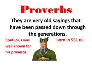 Proverb Lesson ptp | PPT