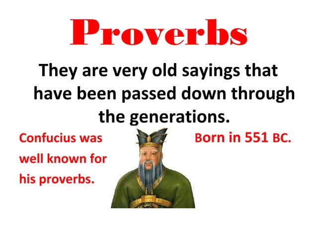 Proverb Lesson ptp | PPT