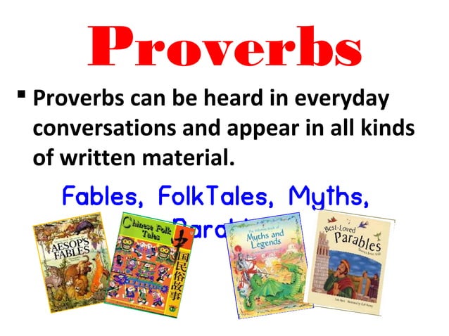 Proverb Lesson ptp | PPT