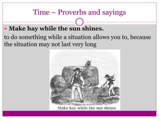 Proverbs And Sayings About Time