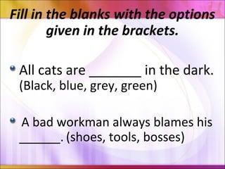 Proverbs vera | PPT