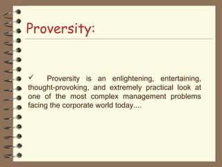 Proversity | PPT
