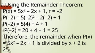 Proves Remainder Theorem used for COT.pptx