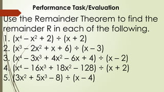 Proves Remainder Theorem used for COT.pptx