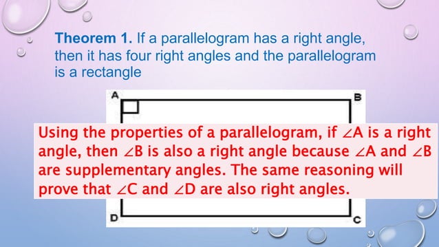 Proves theorems on the different kinds of parallelogram.pptx | Physics | Science