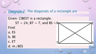 Proves theorems on the different kinds of parallelogram.pptx