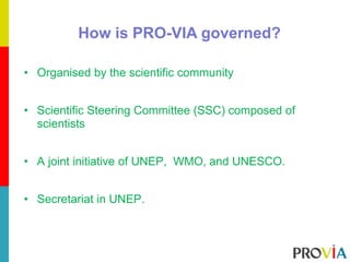 Prof. Martin Parry PROVIA Presentation, October 2011 | PPT