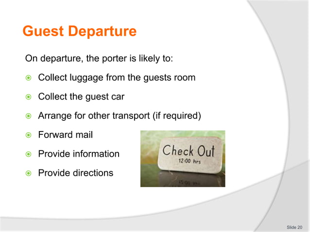 Provide_bell_boy-porter_services.pptx | Hotels and Motels | Travel Type