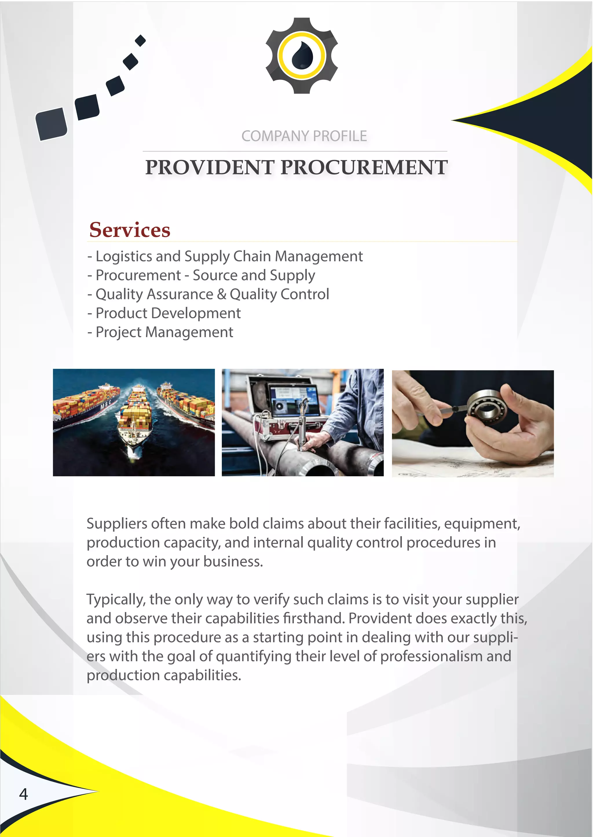 Provident Procurement Company Profile | PDF