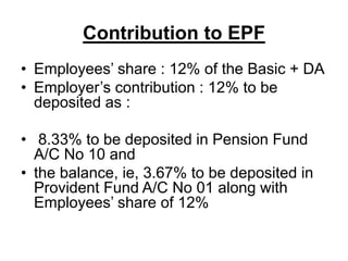 Employee Provident fund | PPT