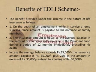 Provident fund act, 1952 | PPT